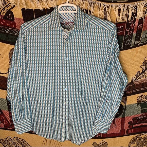 Robert Graham | Shirts | Robert Graham Checkedplaid Dress Shirt Made In ...